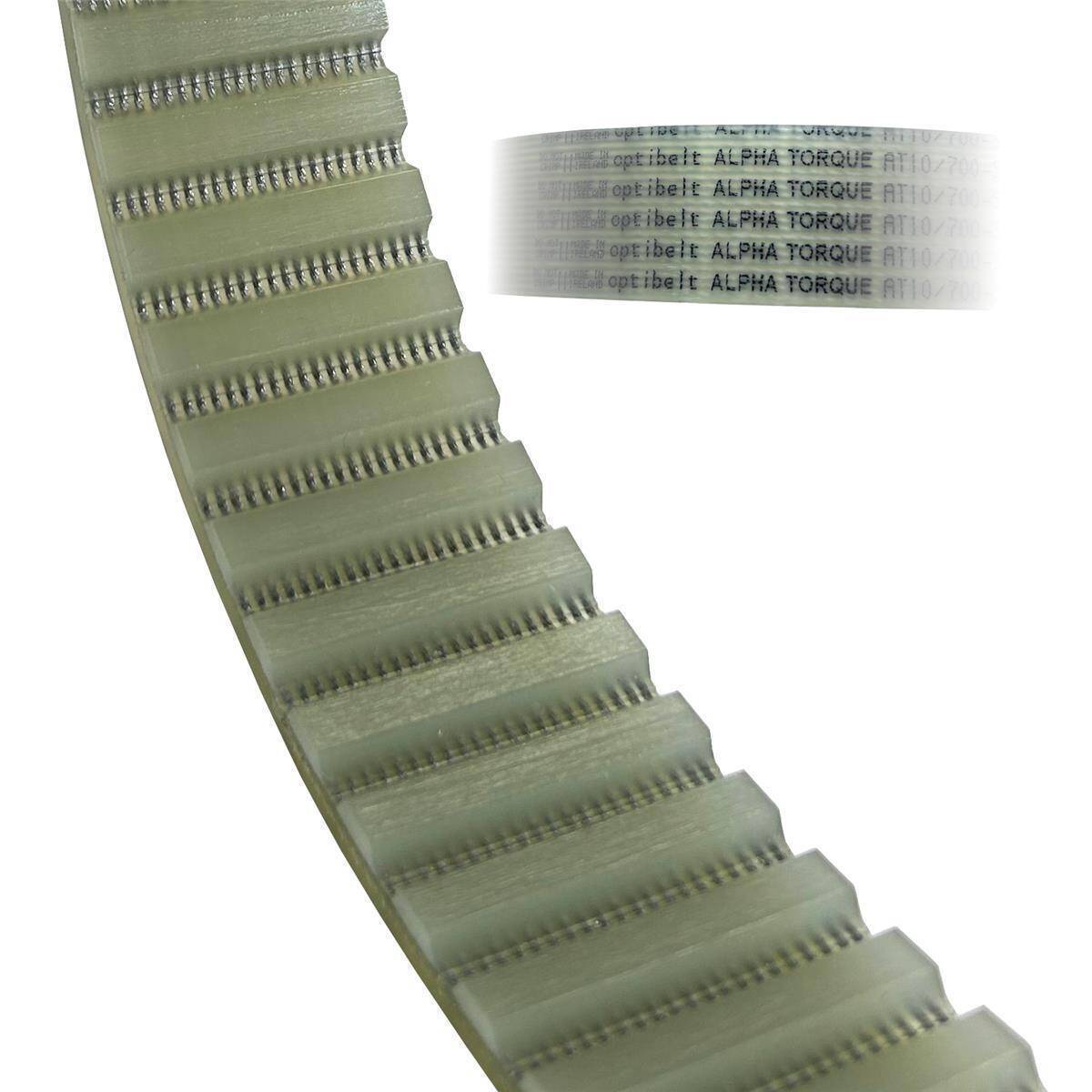 Optibelt ALPHA TORQUE® PU Zahnriemen AT10 600, Breite auswählbar, 21,78